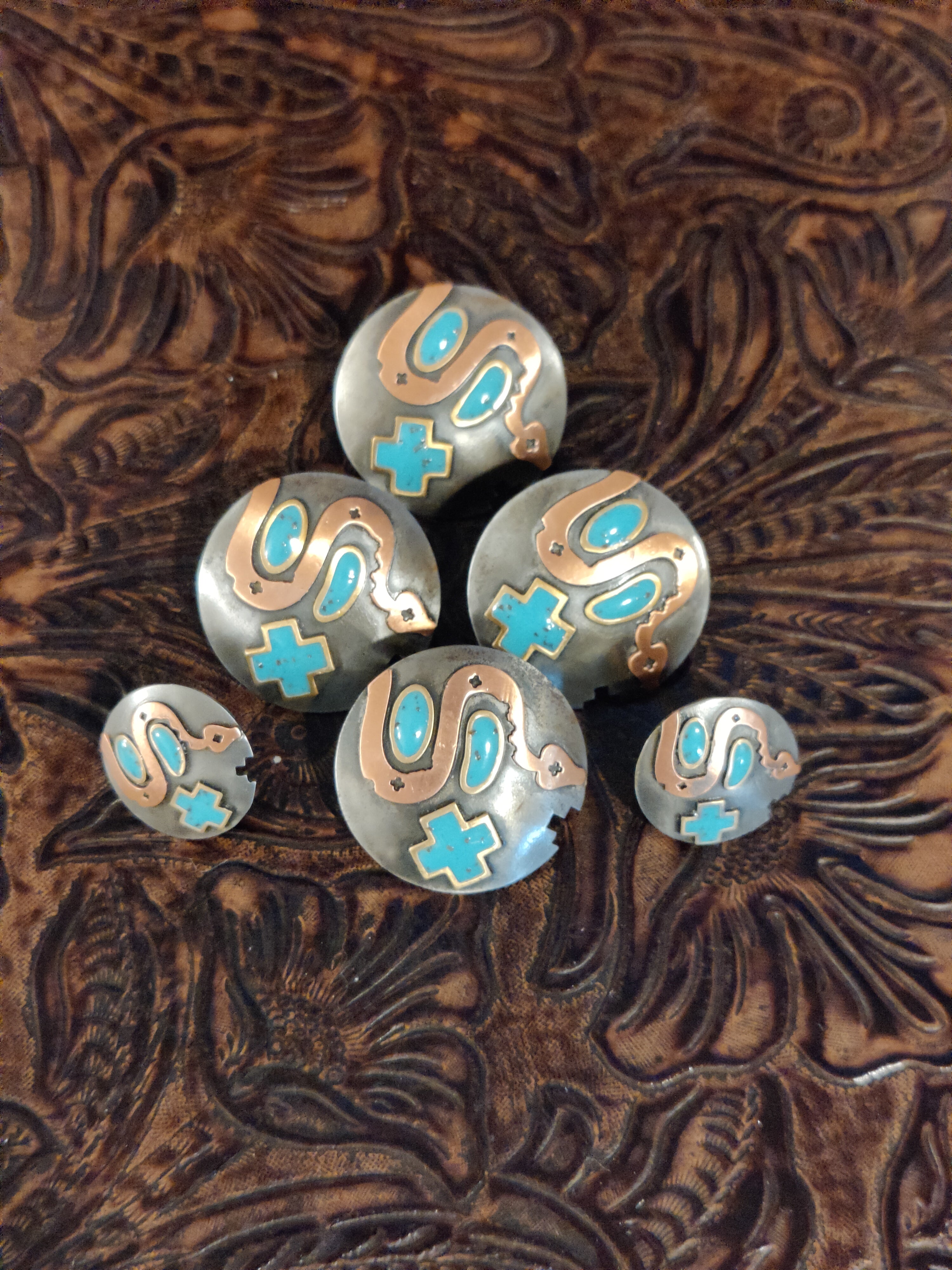 Don't Tread On Me Snake Conchos – TGC Brands