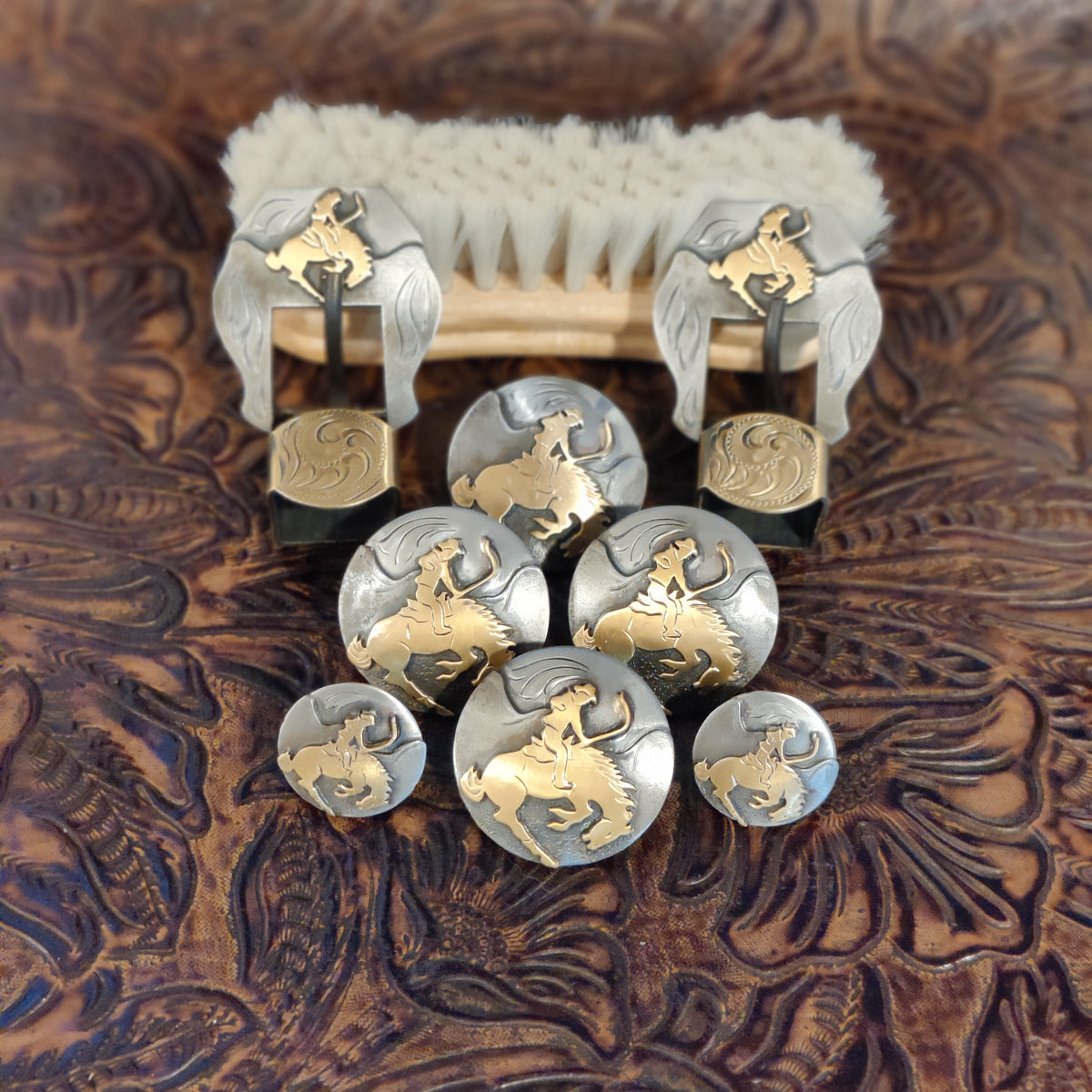 Bucking Cowboy Conchos – TGC Brands